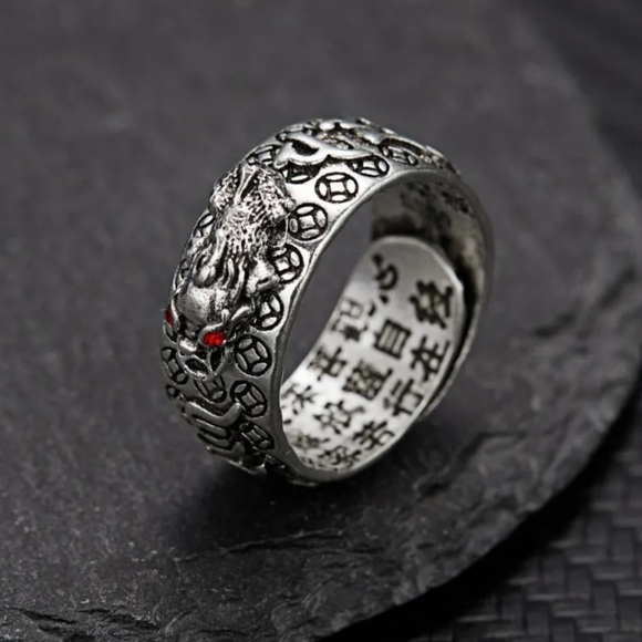 Accessories | New Pixiu Feng Shui Protection Wealth Lucky Open Ring ...